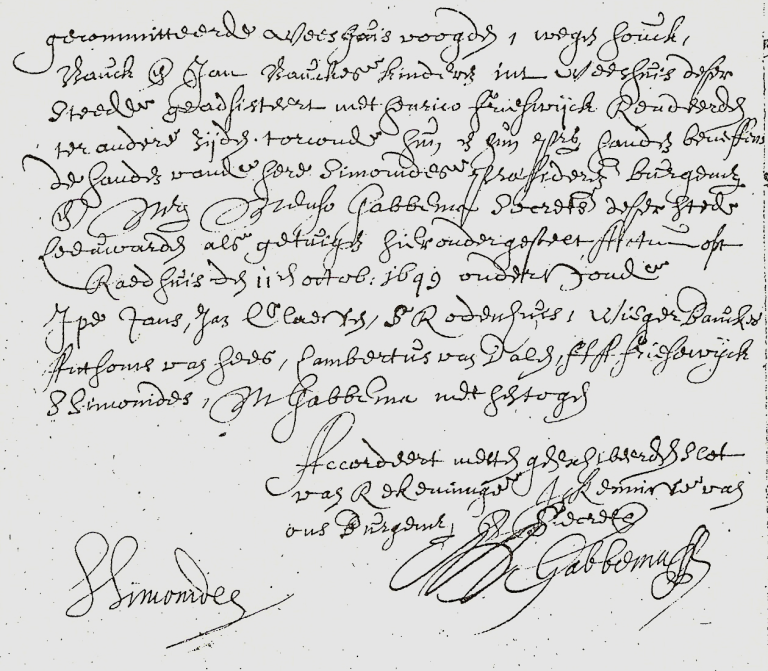 2a. Seeckere huysinge staande inde cleine kerckstraat binnen Leeuwarden ...